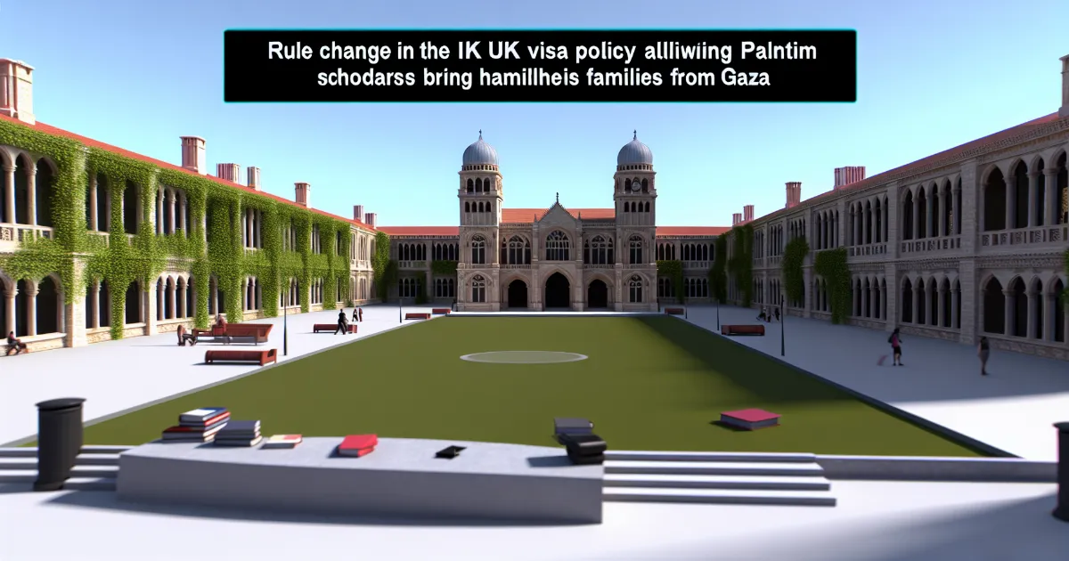 UK Visa Change for Palestinian Scholars' Families